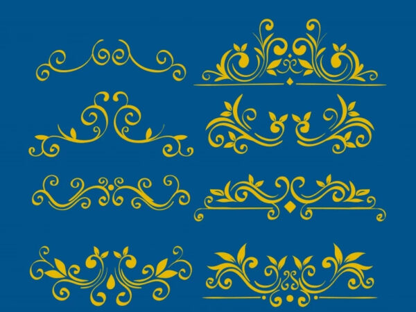 Download Hoa Văn Vector Đẹp Sắc Nét Link Google Drive