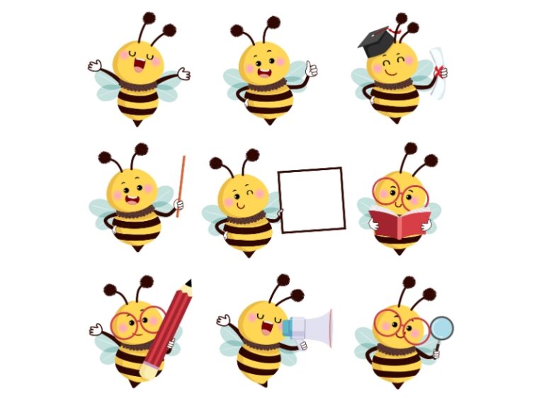 %titleTải Mẫu 30+ Vector Ong Vàng Đẹp, Link GG Drive