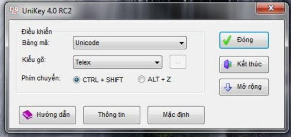 Download Unikey 4.0 Full Crack Miễn Phí - Link Google Drive