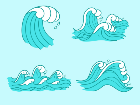 Tải 10+ File Sóng Biển Vector Miễn Phí - Link Google Drive